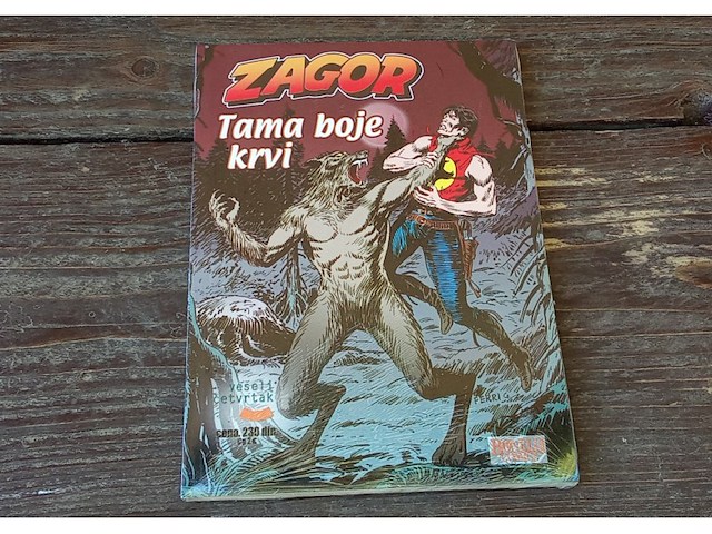 STRIP ZAGOR 67 TAMA BOJE KRVI