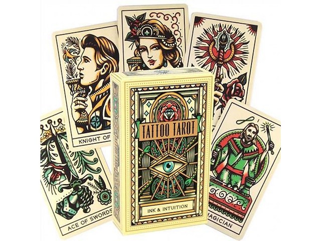 Tattoo Tarot Ink &;;  Intuition Megamunden NOVO!!!