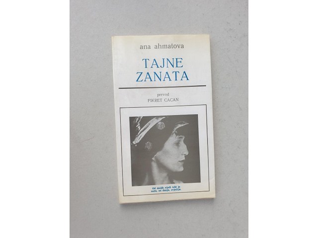 TAJNE ZANATA - Ana Ahmatova