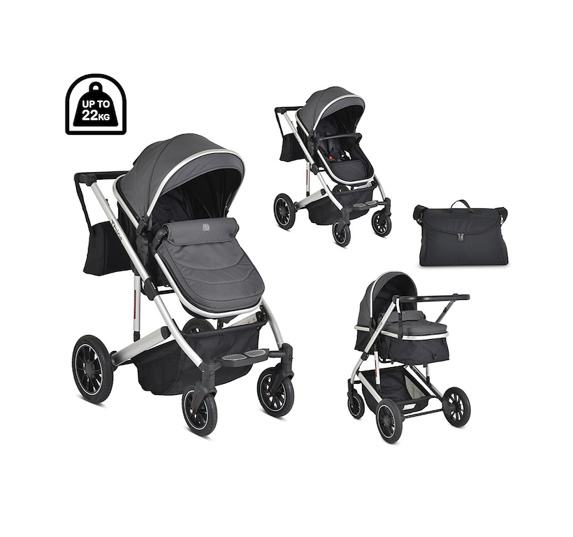 Moni Thira Kolica za bebe 2u1 do 22kg-Grey