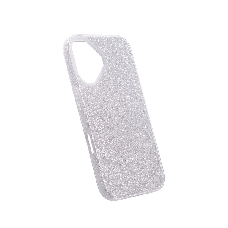 TPU Sparkly SHINE for iPhone 16 (6.1") silver
