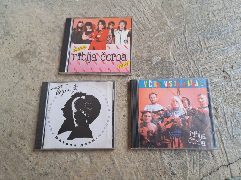 RIBLJA CORBA lot 3 CD sa slika