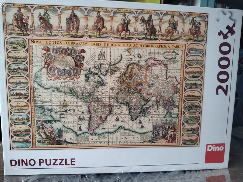 Mapa sveta puzzle