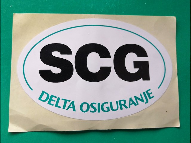 Nalepnica SCG DELTA OSIGURANJE