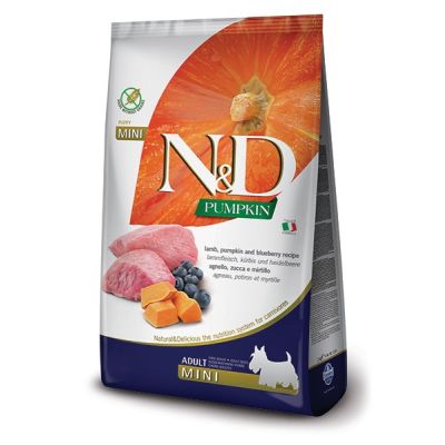 N&D Pumpkin Mini Lamb & Blueberry 7kg