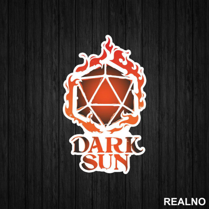 DARK SUN - D&D - DUNGEONS AND DRAGONS - NALEPNICA