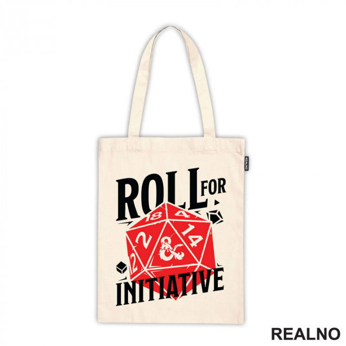 ROLL FOR INITIATIVE - RED - D&D - DUNGEONS AND DRAGONS - CEGER
