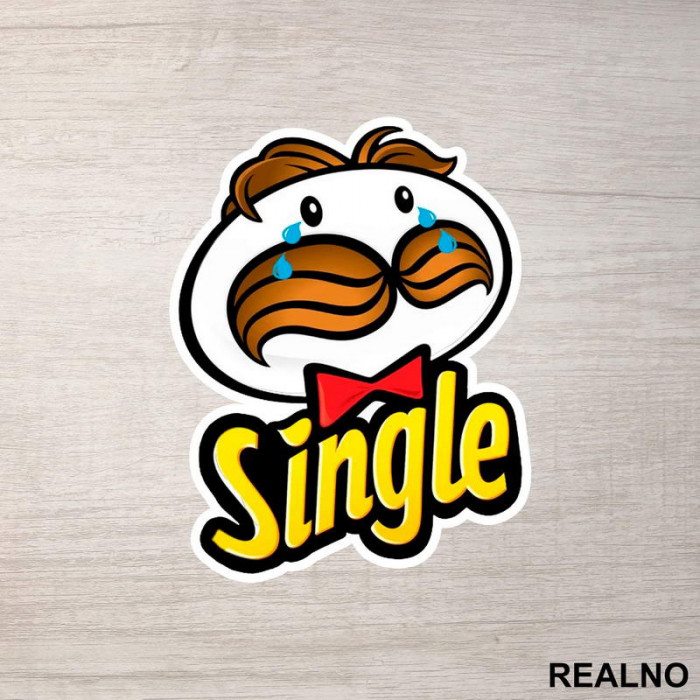 SINGLE PRINGLE - HUMOR - NALEPNICA