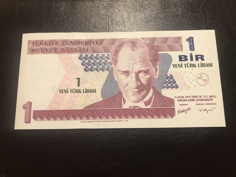 TURSKA 1 LIRA. UNC.