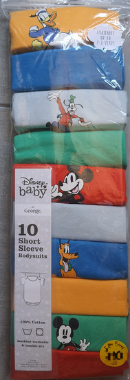 Disney bodici, 10 kom. Vel.50