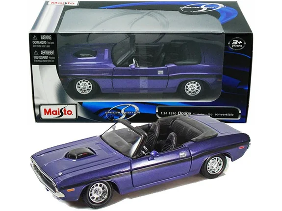 Maisto Metalni model autića 1:24 1970 Dodge Challenger R/T Convertible 31264