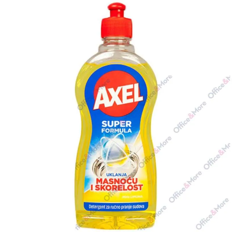 AXEL Super Formula za pranje posuđa limun 450ml