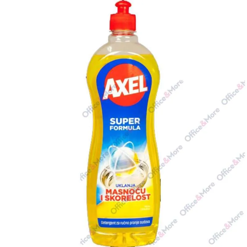 AXEL Super Formula za pranje posuđa limun 900ml