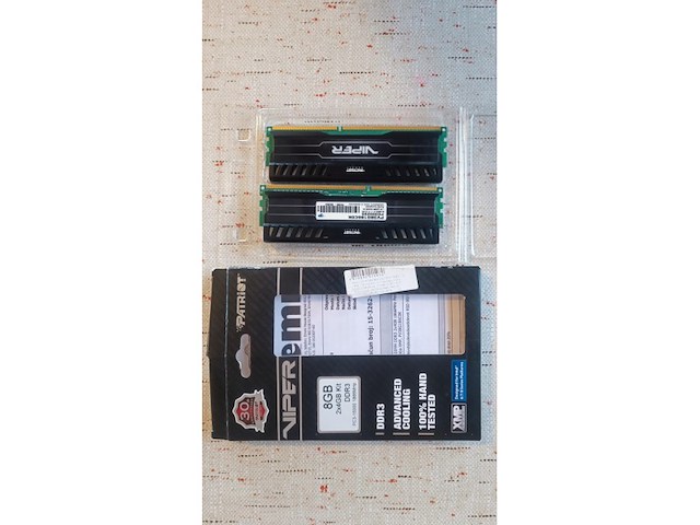 PATRIOT VIPER Black Mamba dual kit 8GB DDR3