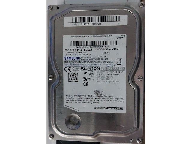 Hard disk Samsung 160GB