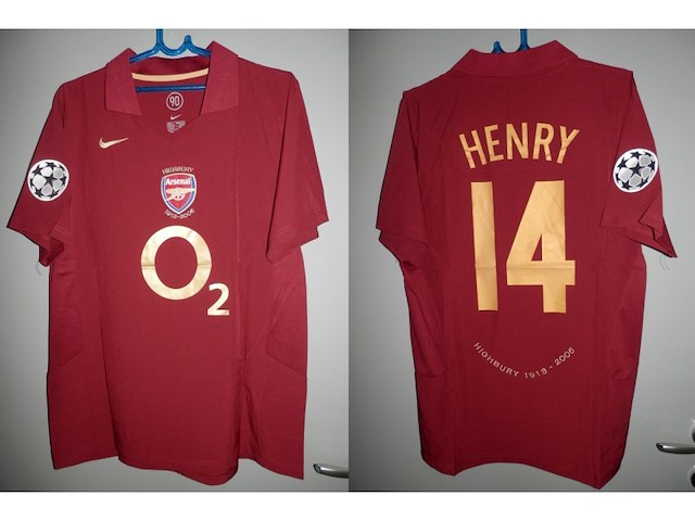 Arsenal dres 2005-06 Thierry Henry 14