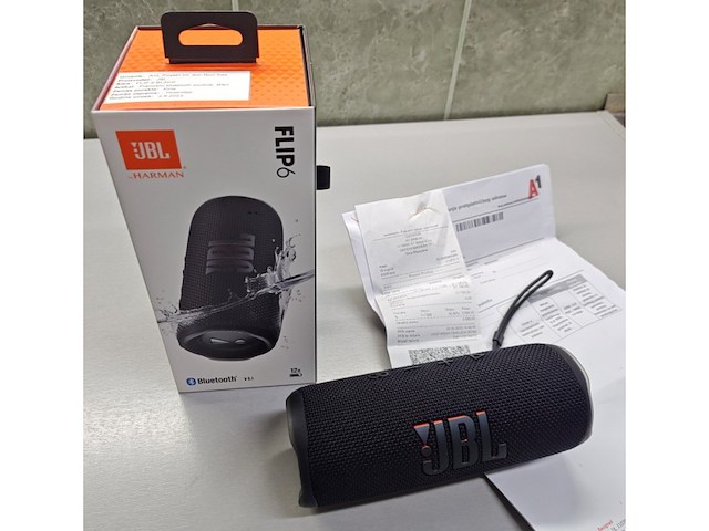 JBL FLIP 6 Flip6 ORIGINLANI BT zvučnik Black GARANCIJA