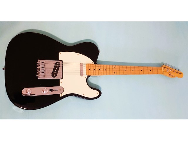 Azalea Telecaster black električna gitara + oprema