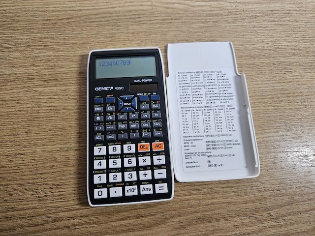 Skolski digitron Genie 92SC Scientific calculator kalku