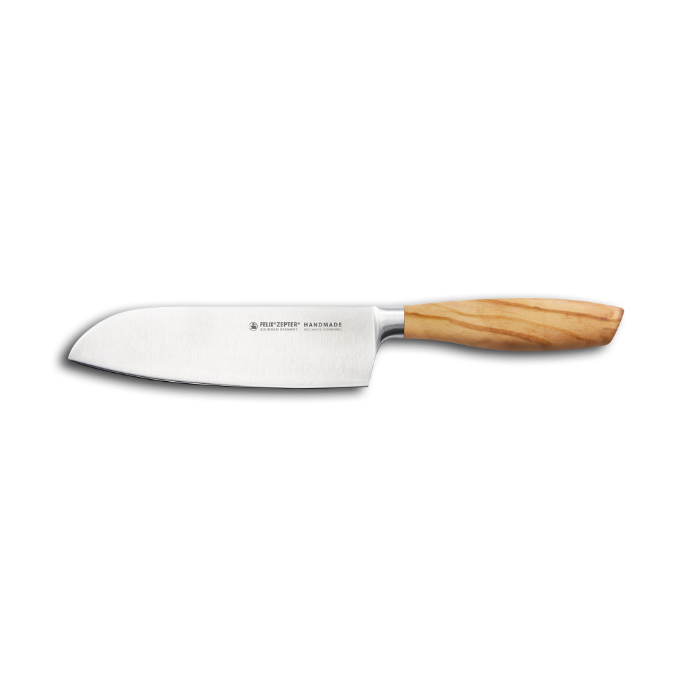 OLIVE WOOD S Santoku nož 16 cm