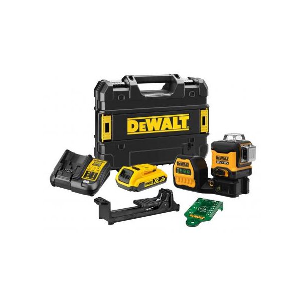 DeWALT Laser linijski 3 x 360 12V/18V DCE089D1G18