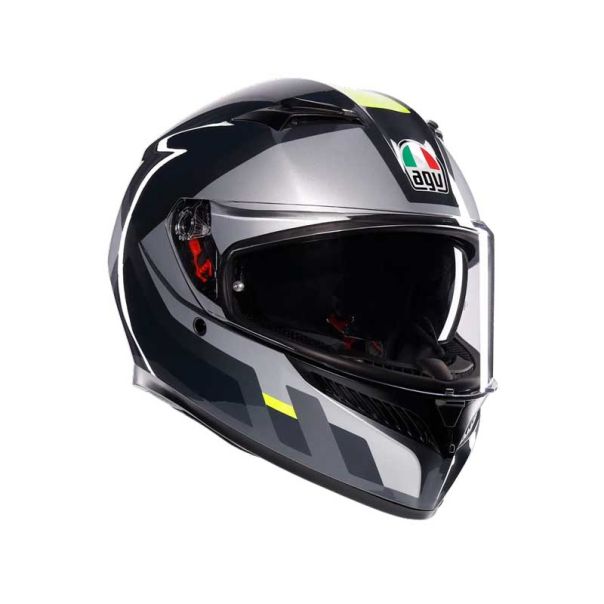 AGV Kaciga k3 siv/flu-žut xl