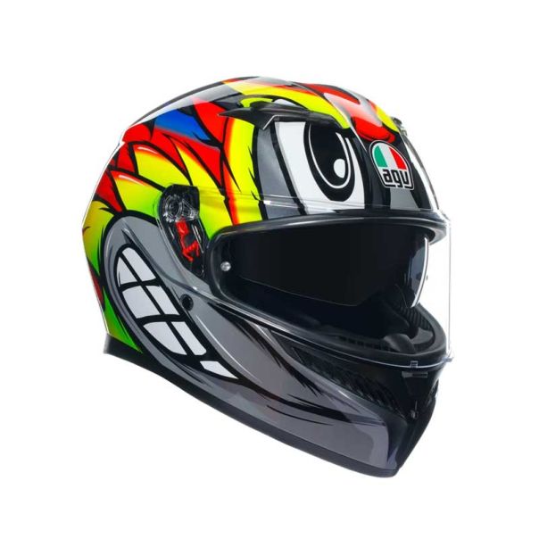 AGV Kaciga k3 birdy 2.0 siv/žut/crv xxl