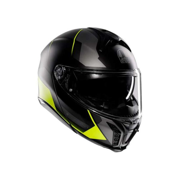 AGV Kaciga tourmodular mat-crn/flu-žut m