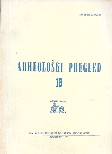 Arheološki pregled br. 18/1976