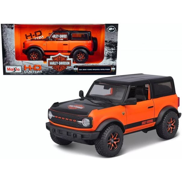 MAISTO Automobil 1:24 Harley-Davidson Custom 2021 Ford Bronco Badlands 32272