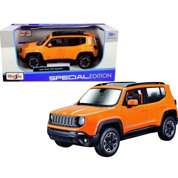 MAISTO Metalni model autića 1:24 Jeep Renegade 31282