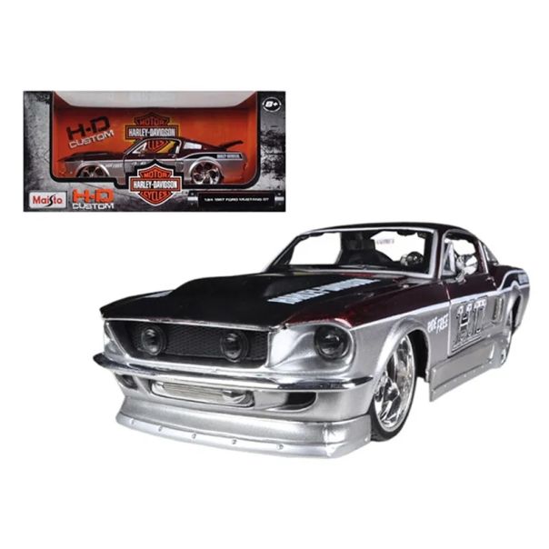 MAISTO Automobil 1:24 Harley-Davidson Custom 1967 Ford Mustang GT 32168