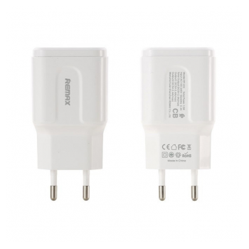 Kucni punjac Remax RP-U22 HT2/ 1 dual USB 2.4A+ Type-C kabel beli