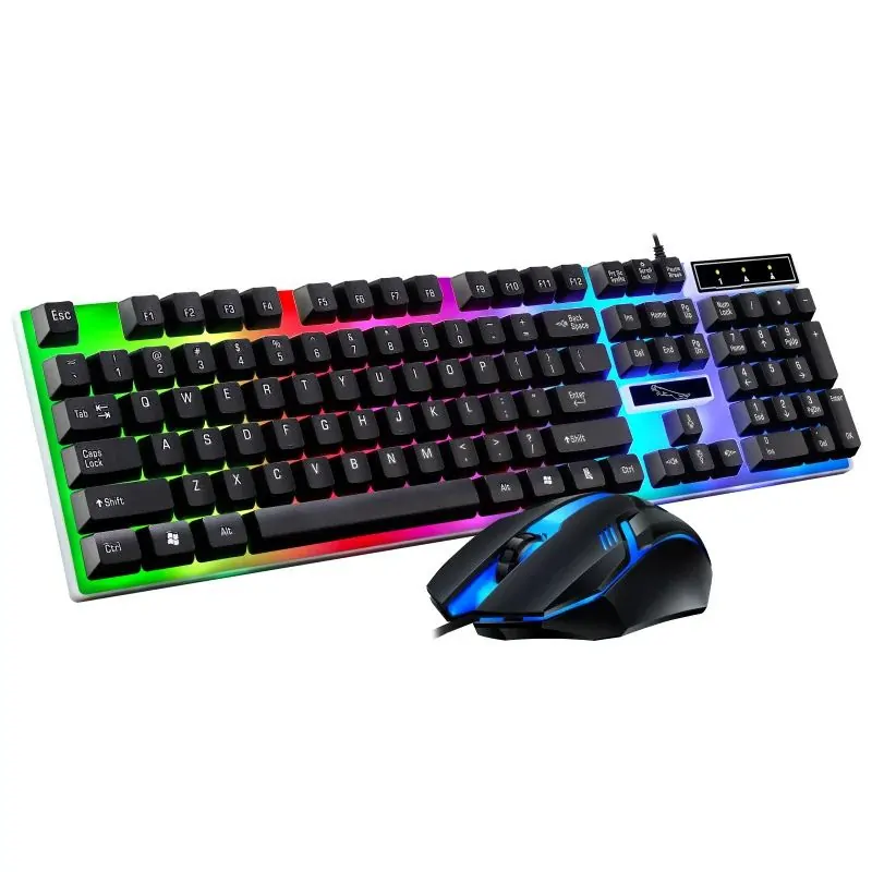 RGB gejmerska tastatura i miš sa kablom