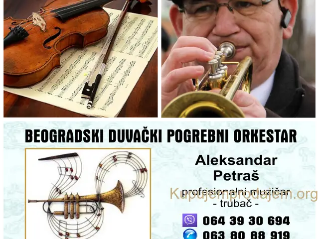 Solo truba,violina,hor ili orkestar za sahrane pogrebe