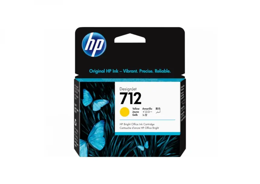 HP 712 29-ml Yellow DesignJet Ink Cartridge