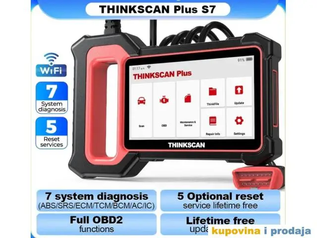 THINKSCAN PLUS S7 - OBD2 Auto Dijagnostika