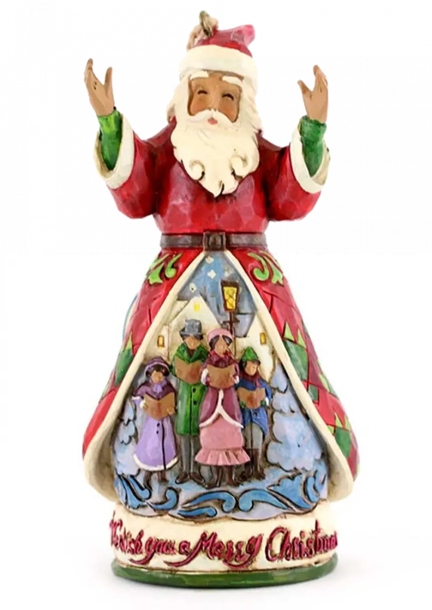 Wish You Merry Xmas Santa Hanging Ornament Figure