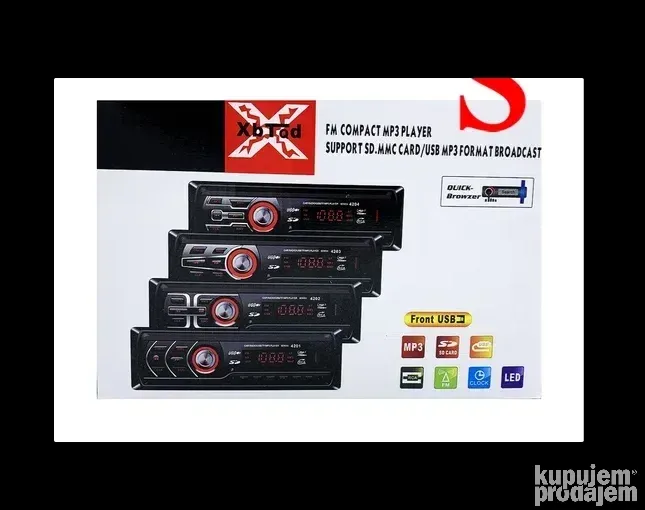 AUTO RADIO XBTQD SA BLUETOOTHOM