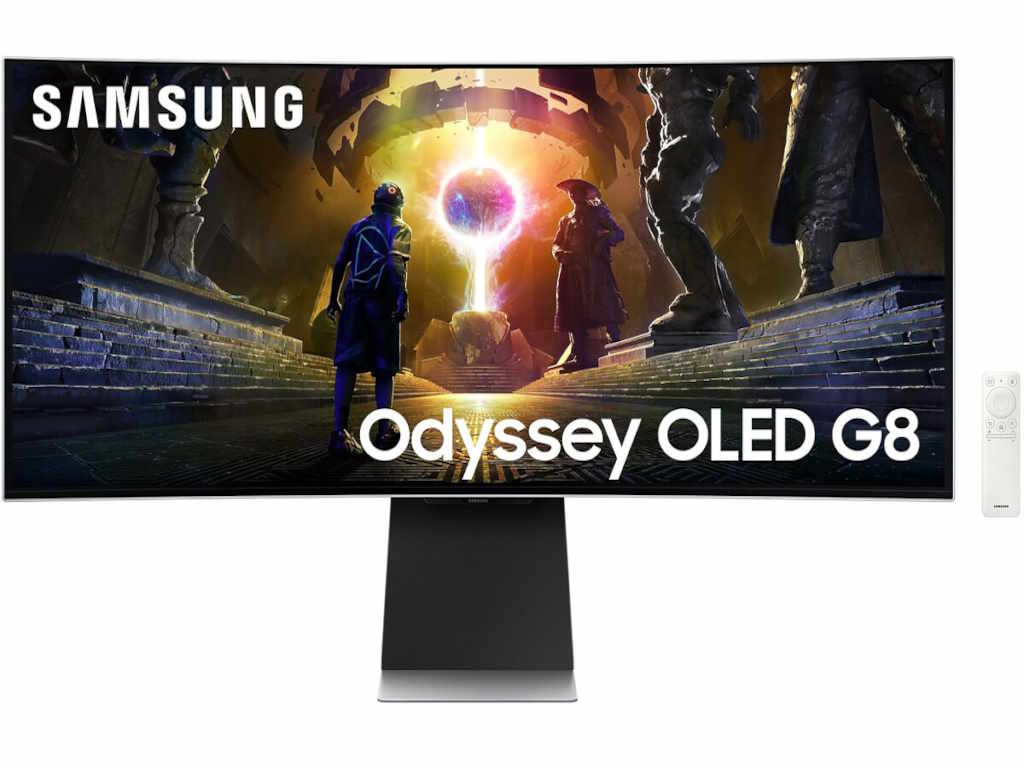 Monitor SAMSUNG LS34DG850SUXDU 34"/OLED,21:9,zakrivljen/3440x1440/175Hz/0,03ms GtG/HDMI,DP,USB/crna