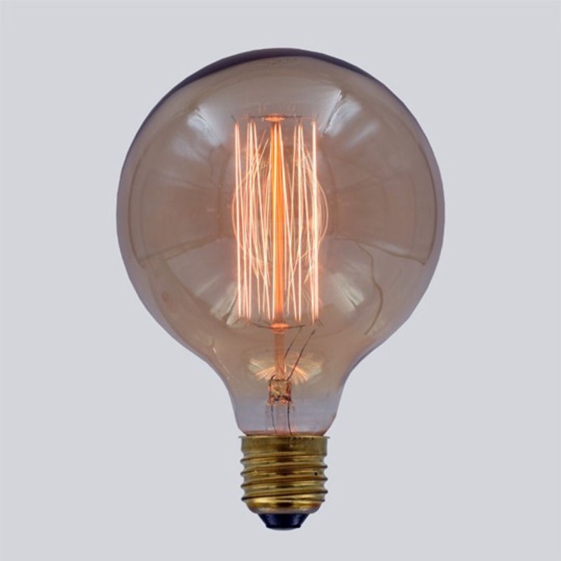 E27 60W G125 2200K 220V DEKORATIVNA RETRO AMBER SIJALICA MITEA LIGHTING