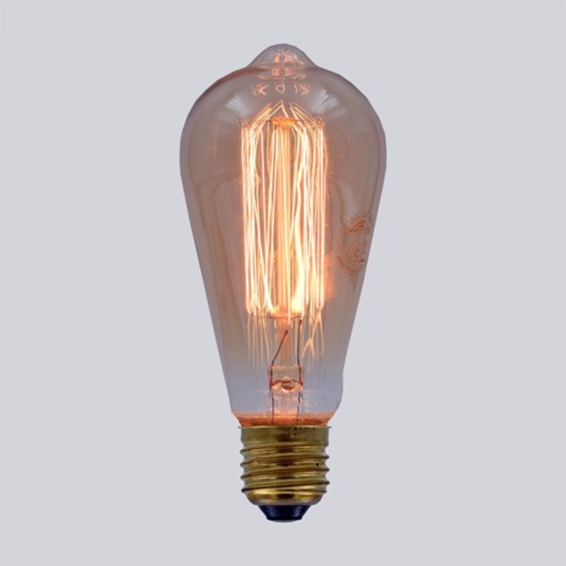 E27 60W ST64 2200K 220V DEKORATIVNA RETRO AMBER SIJALICA MITEA LIGHTING