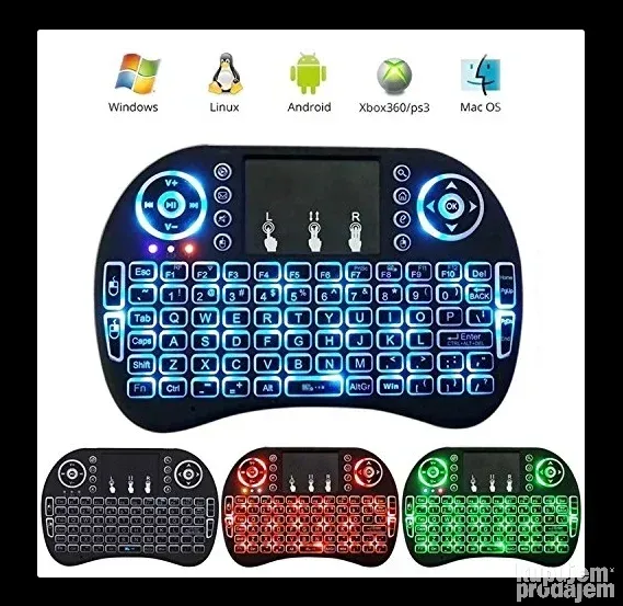 MINI BEŽIČNA TASTATURA ZA TV, PC, ANDROID