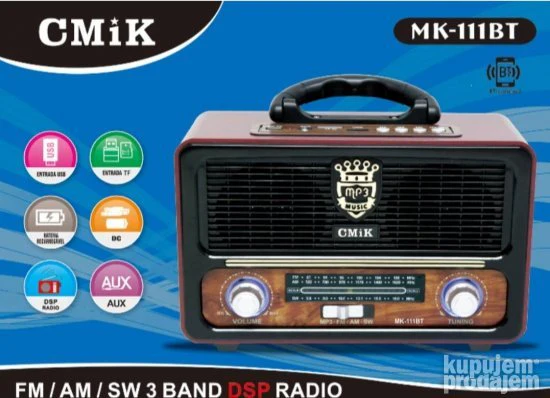 RETRO RADIO CMIK MK-111BT