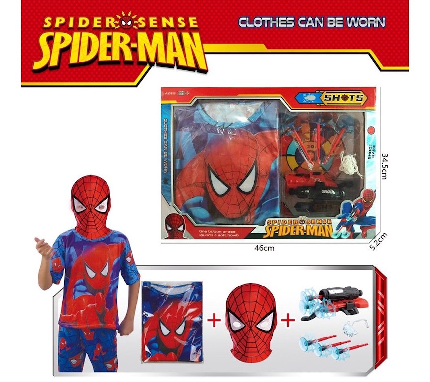 Spiderman set za male super heroje