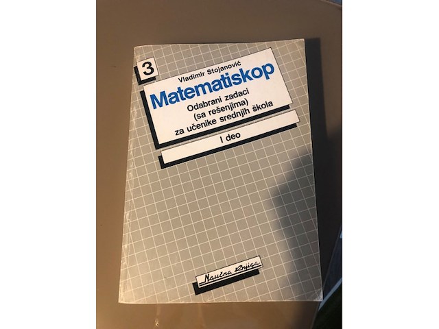 MATEMATISKOP 3, Vladimir Stojanovic