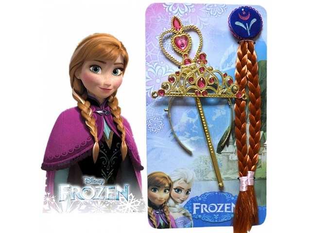 Frozen set princeza Ana - Kruna, Pletenica i Čarobni Štapić