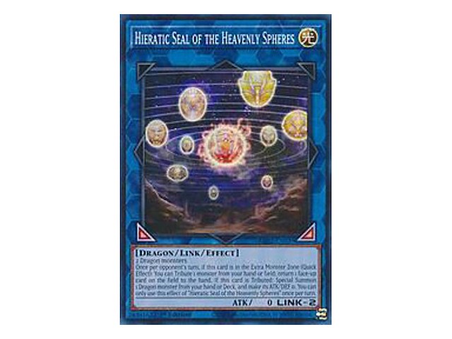 YuGiOH Hieratic Seal of the Heavenly Spheres RA02-EN039