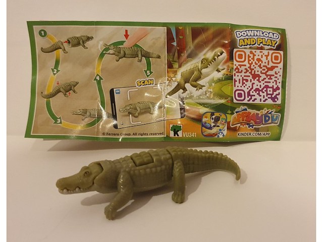 Kinder surprise, Natoons, krokodil VU 341