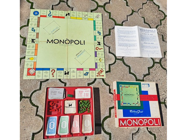 Monopolly stari 1960te Italy ORIGINALNi RETKo